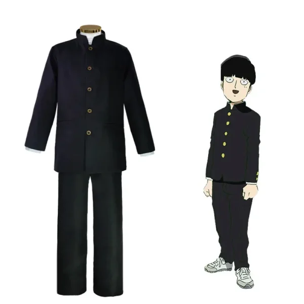Mob Psycho 100 Mobu Saiko Hyaku Kageyama Shigeo Cosplay Costume Men ...